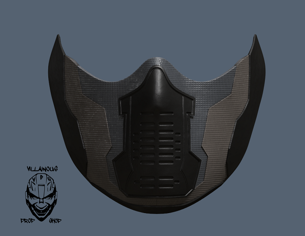 Winter Soldier Mask 3D Model OBJ File - Villainous Prop Shop